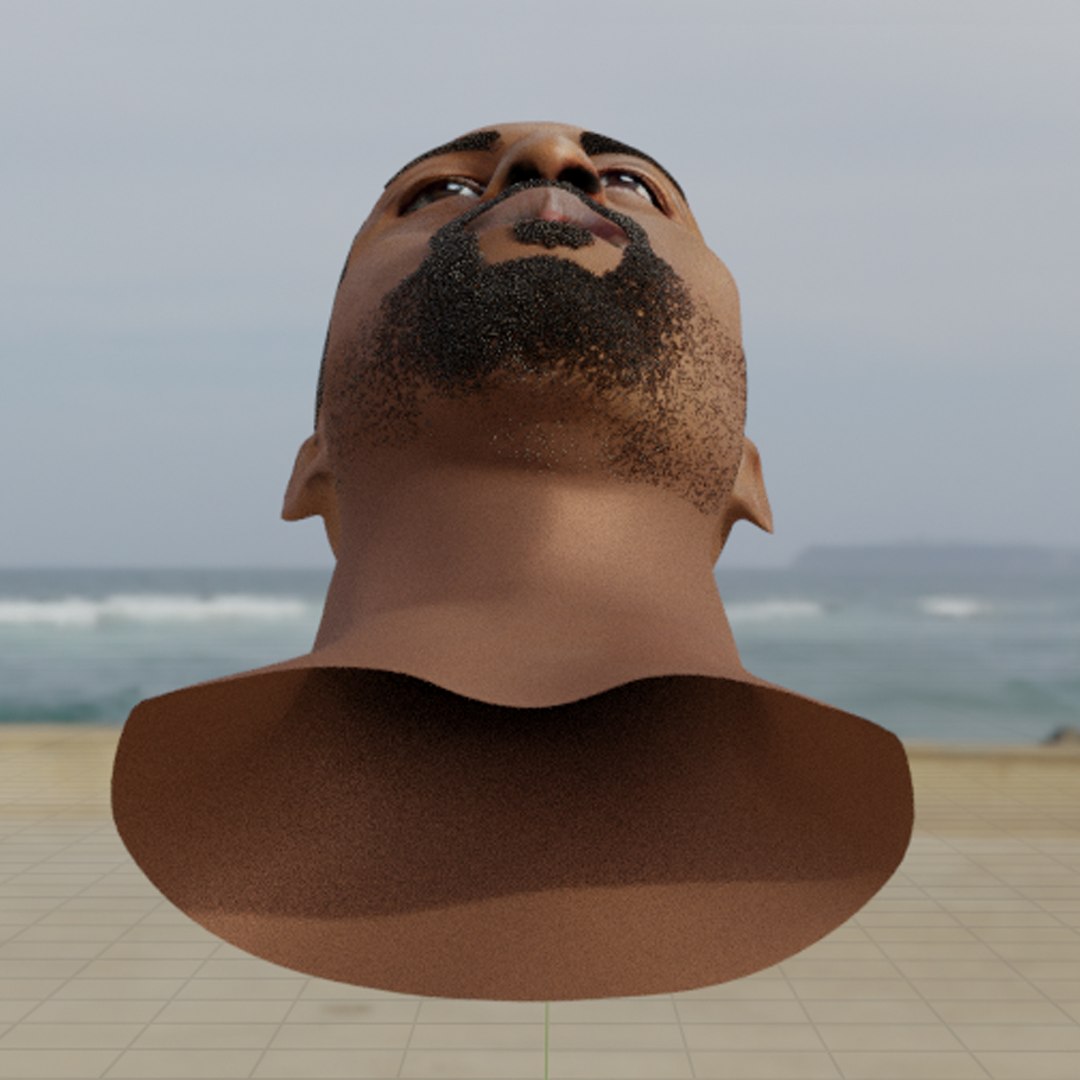 Kanye West Head Model - TurboSquid 2144336