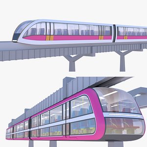 3D Monorail Models - Browse & Download Formats - TurboSquid