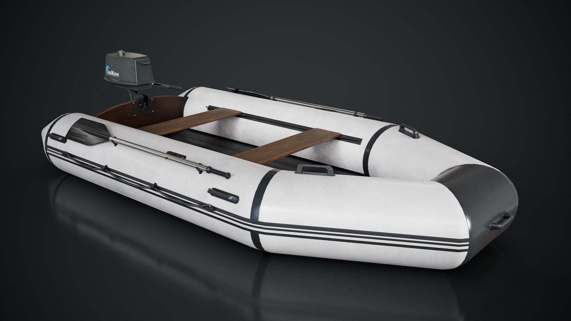 Inflatable Boat 3D Model - TurboSquid 2211192