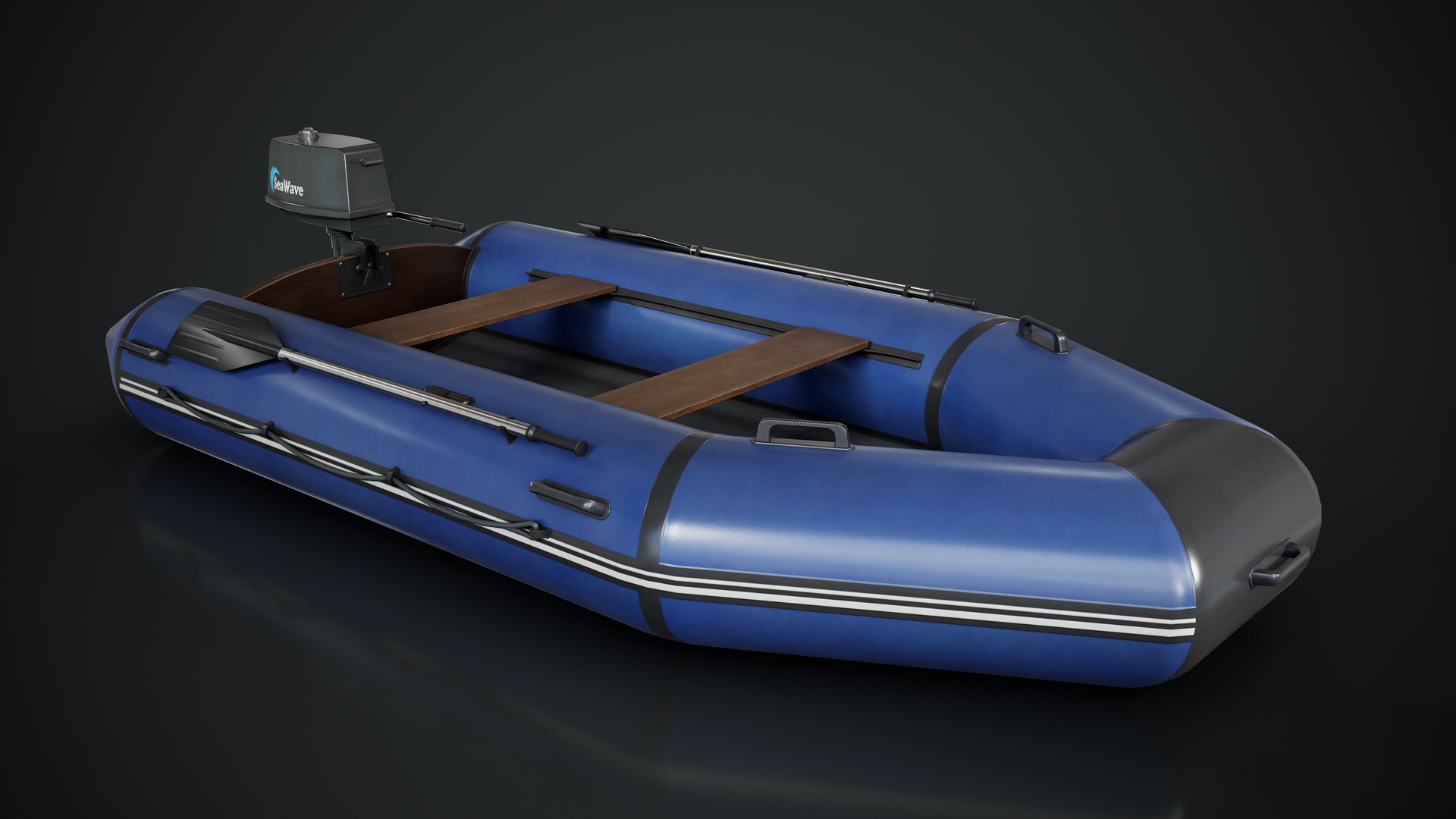 Inflatable Boat 3D Model - TurboSquid 2211192