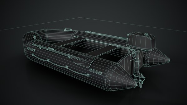 modelo 3d Bote inflable - TurboSquid 2211192