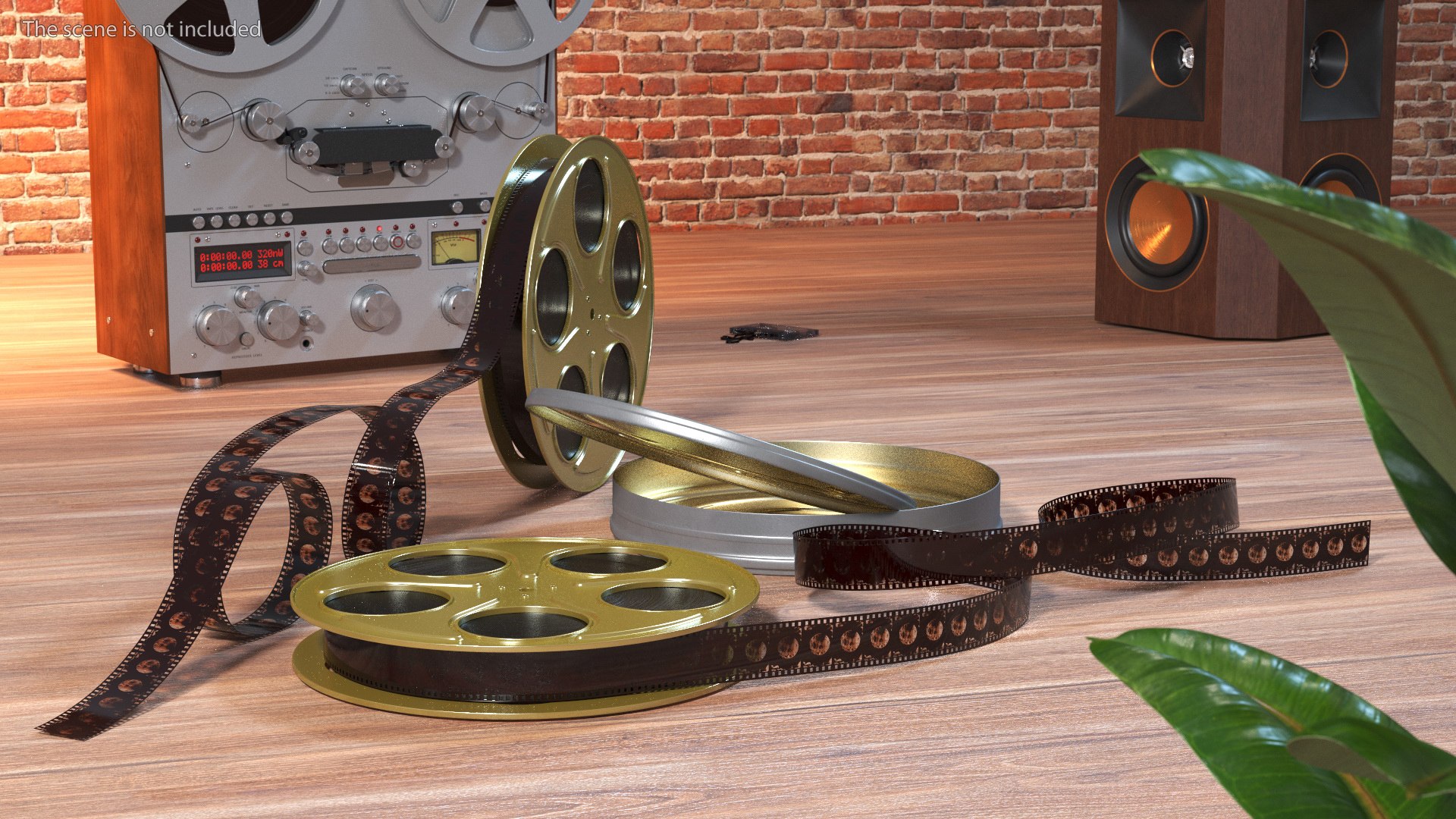 3D model Film Reels and Box - TurboSquid 2121876