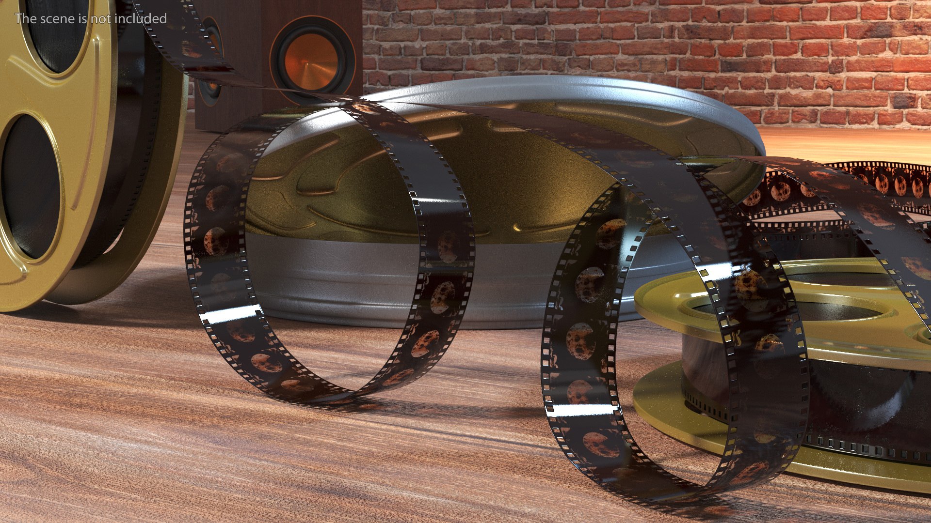 3D model Film Reels and Box - TurboSquid 2121876