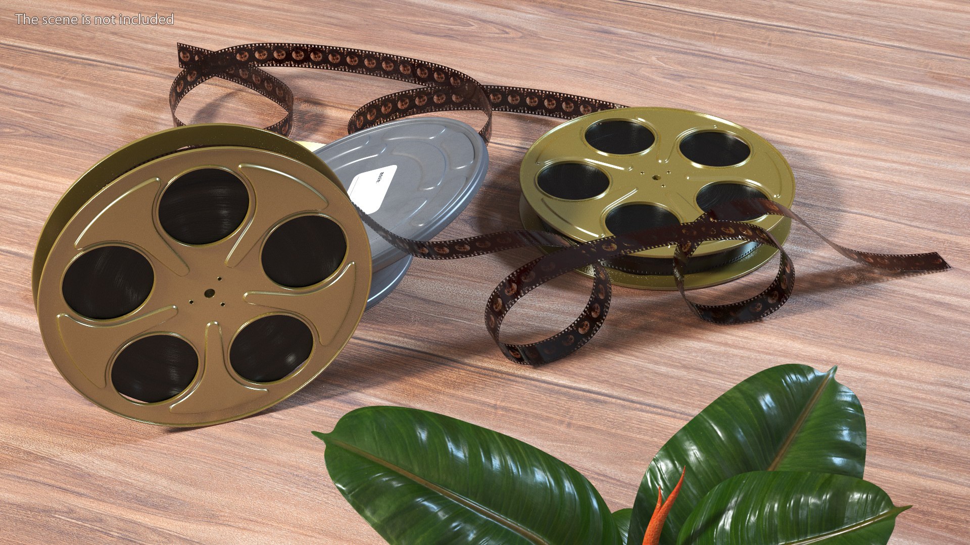 3D model Film Reels and Box - TurboSquid 2121876