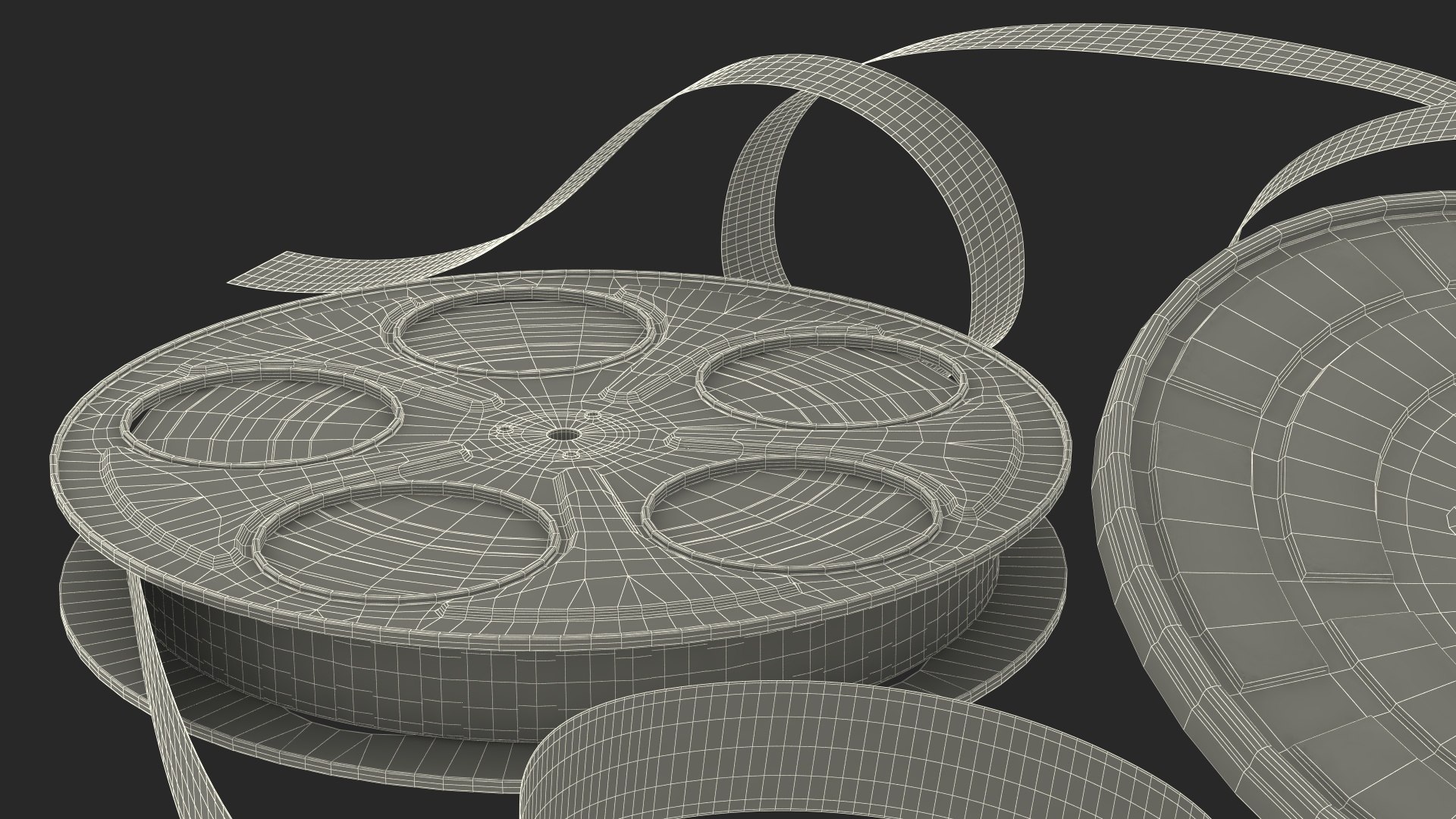 3D model Film Reels and Box - TurboSquid 2121876