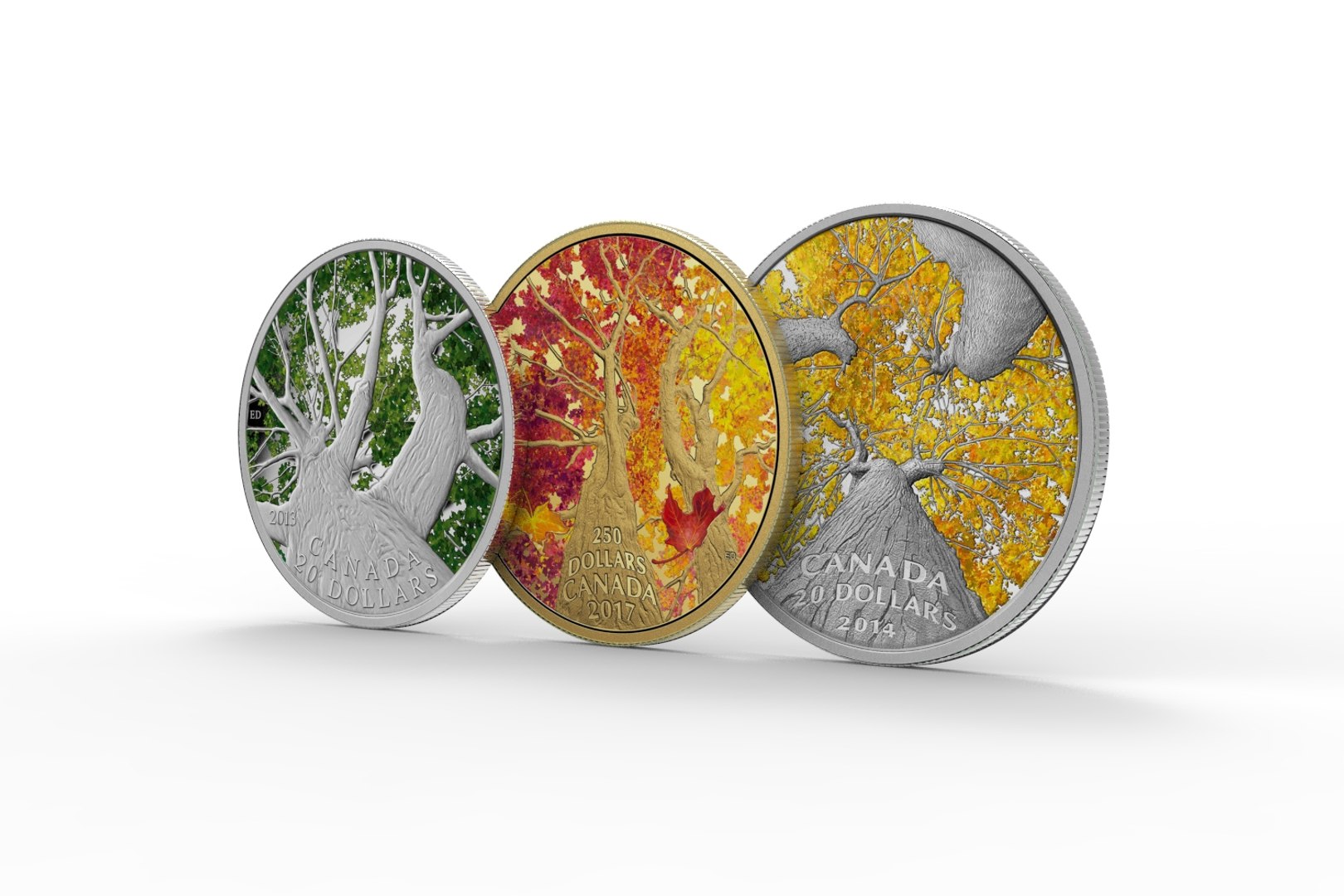 3D Canadian 20 Coins - TurboSquid 1557687