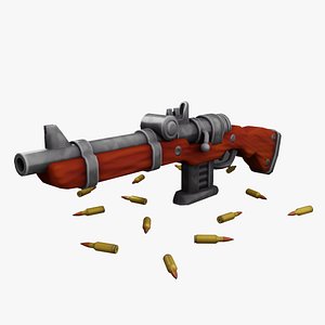 Long Rifle 3D Models for Download | TurboSquid
