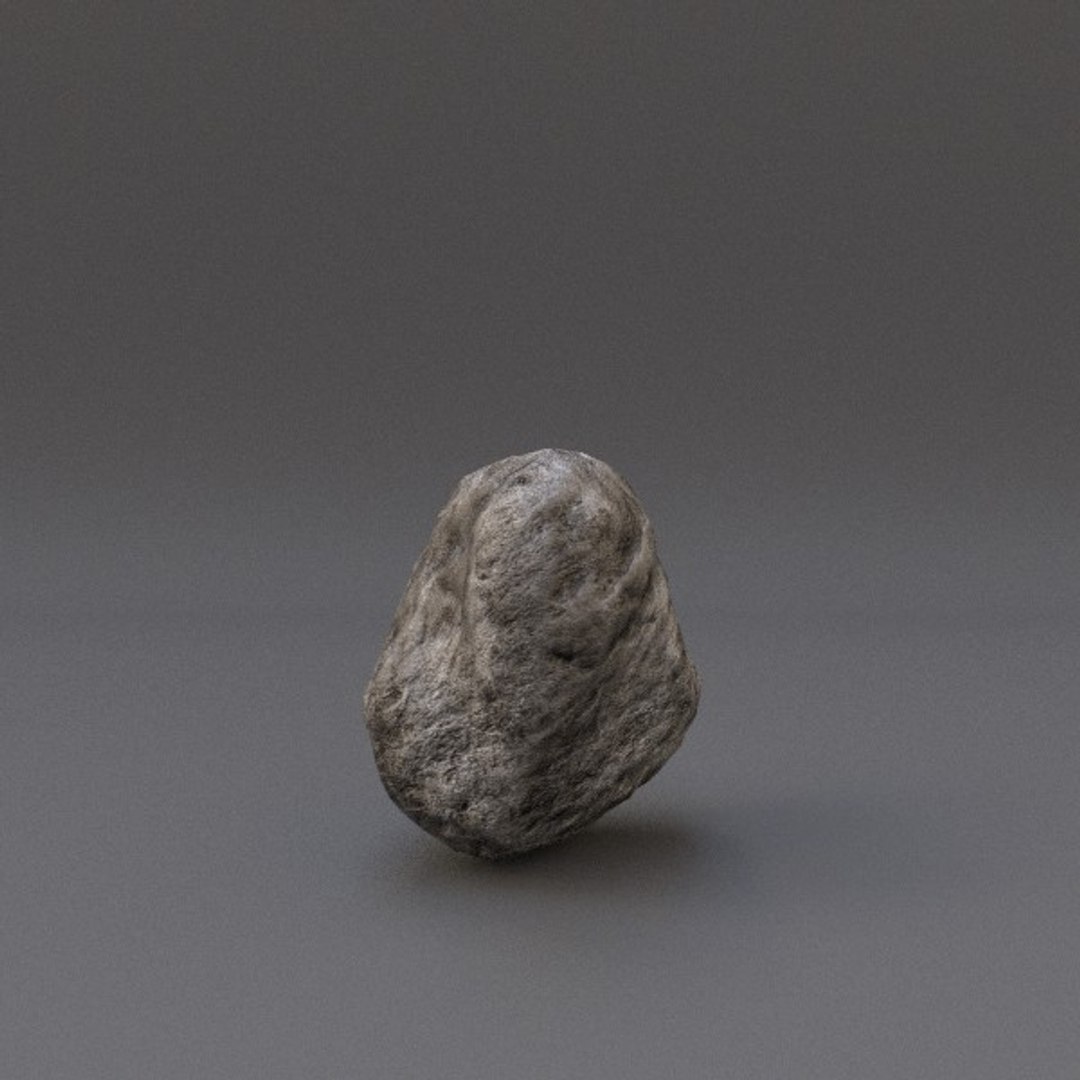 3d Rock Blender Pbr Model