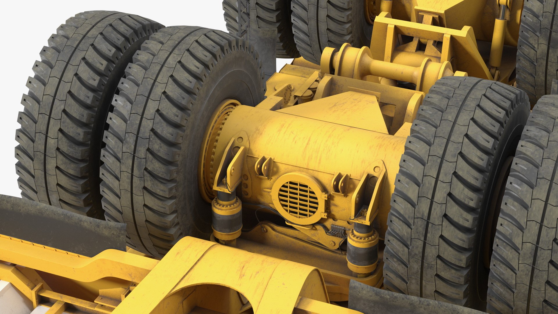 3D Ultra Class Haul Truck Dirty Rigged For Cinema 4D - TurboSquid 2028666