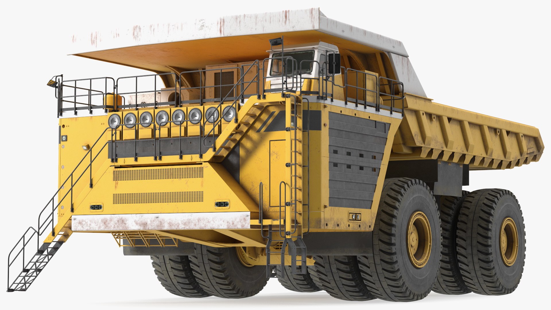 3D Ultra Class Haul Truck Dirty Rigged For Cinema 4D - TurboSquid 2028666