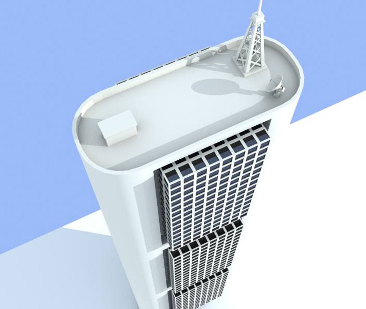 Ocbc Bank Bldg Buildings 3d Model