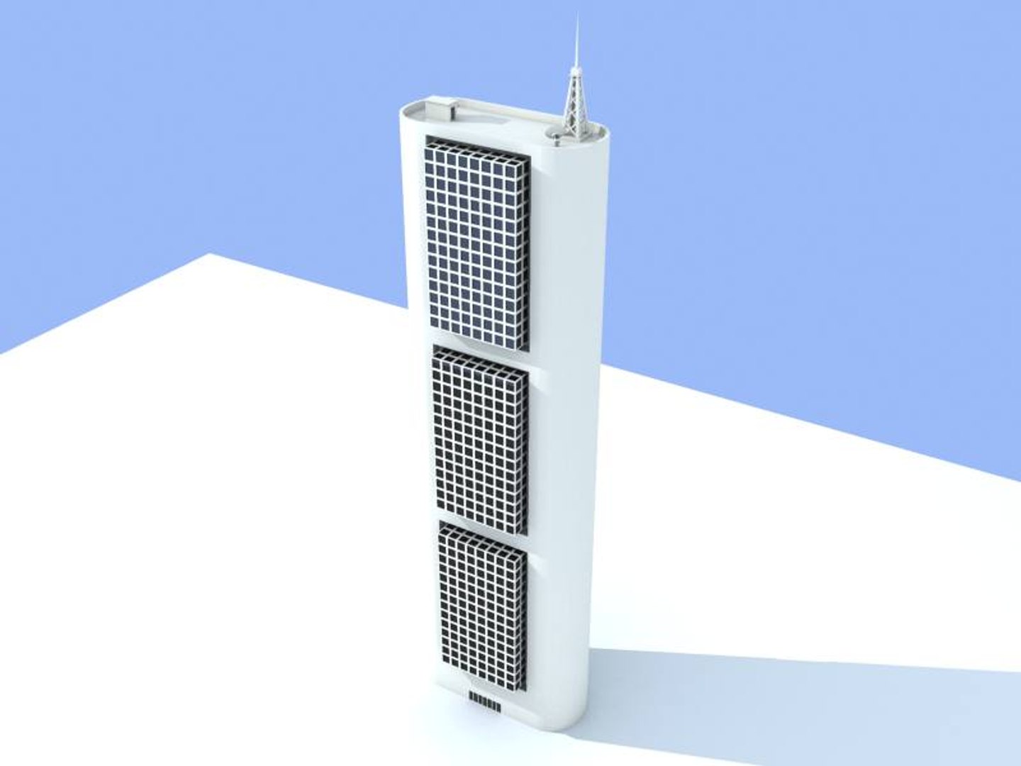 Ocbc Bank Bldg Buildings 3d Model