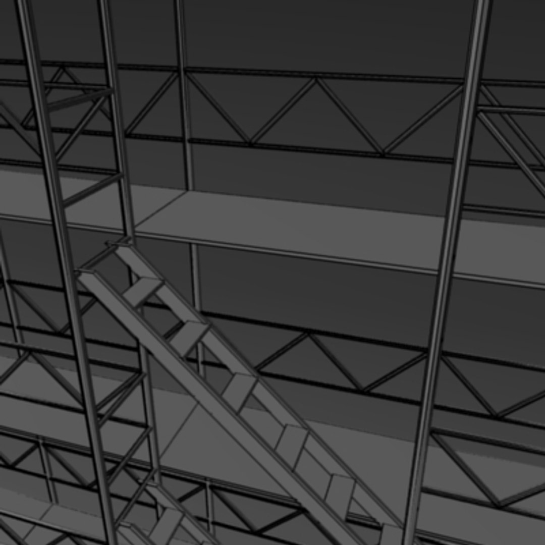 3d model scaffold tower