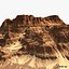 3d Obj Desert Mountain