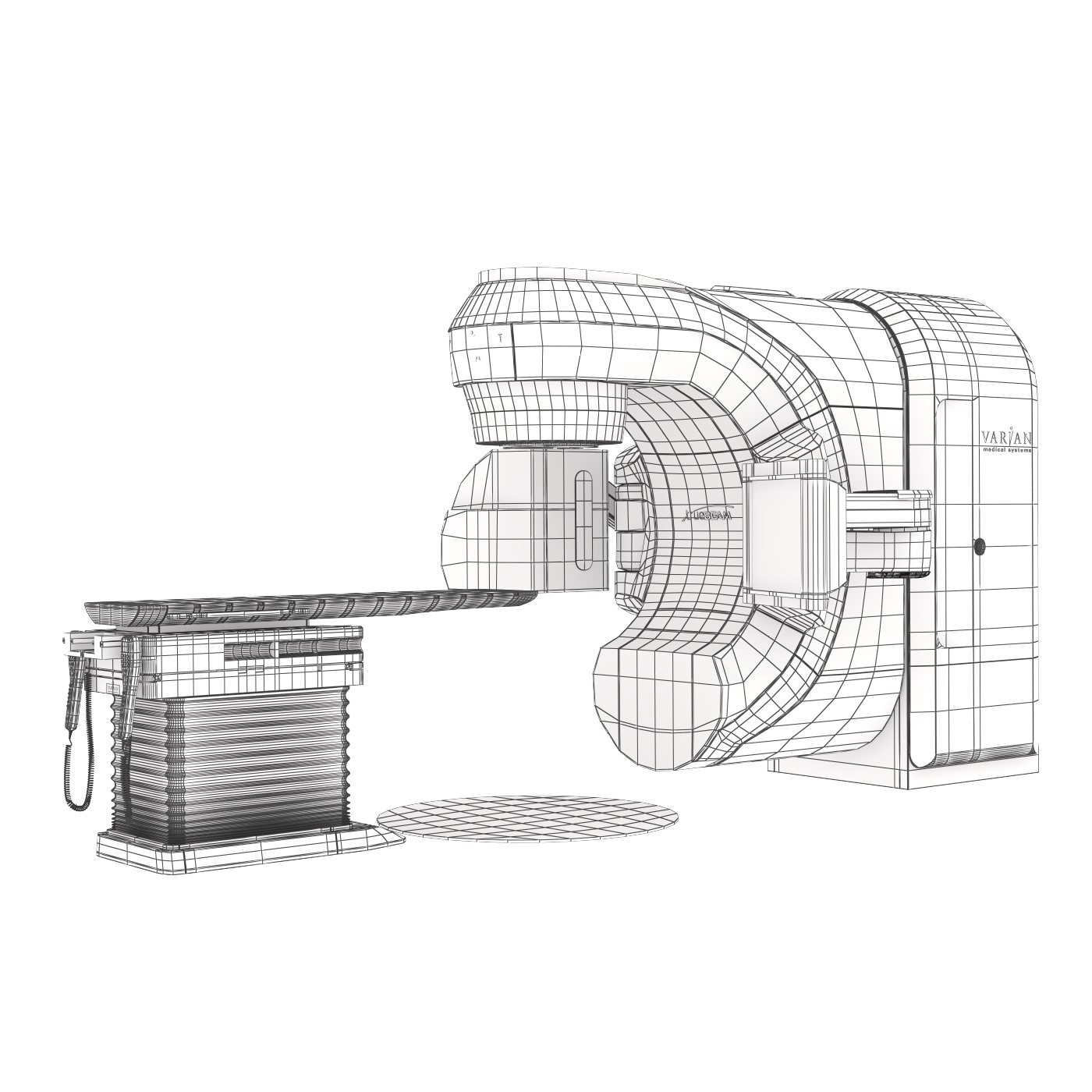3D varian truebeam radiotherapy model - TurboSquid 1495337