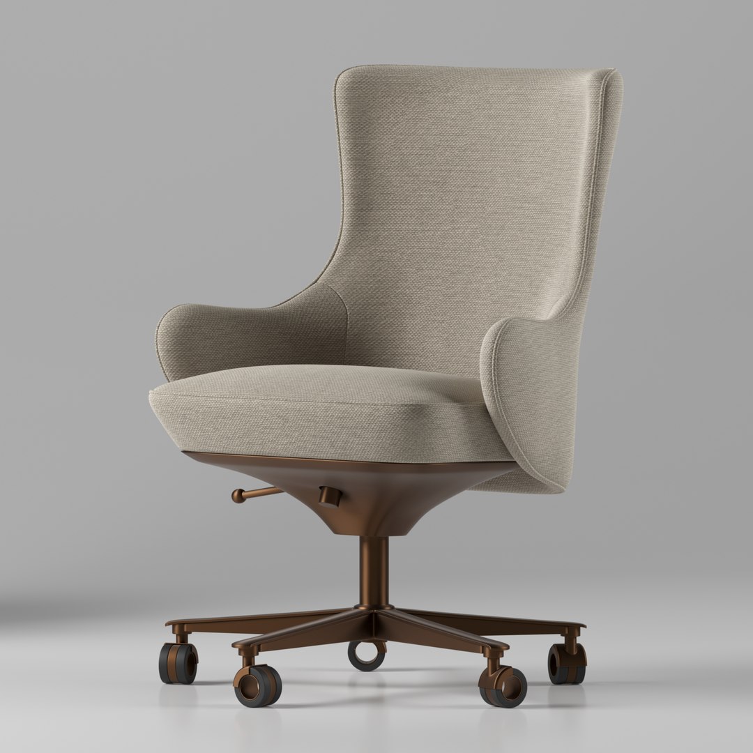 3D Genius Wing Chair Giorgetti - TurboSquid 1968162
