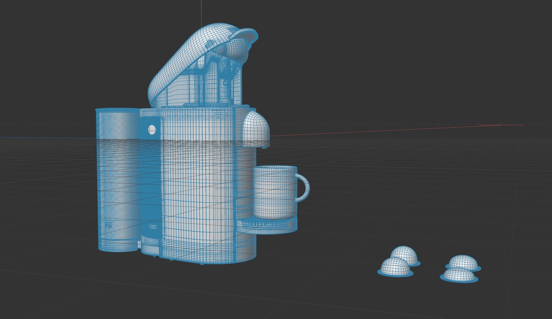 3D Nespresso Vertuo - TurboSquid 2085218