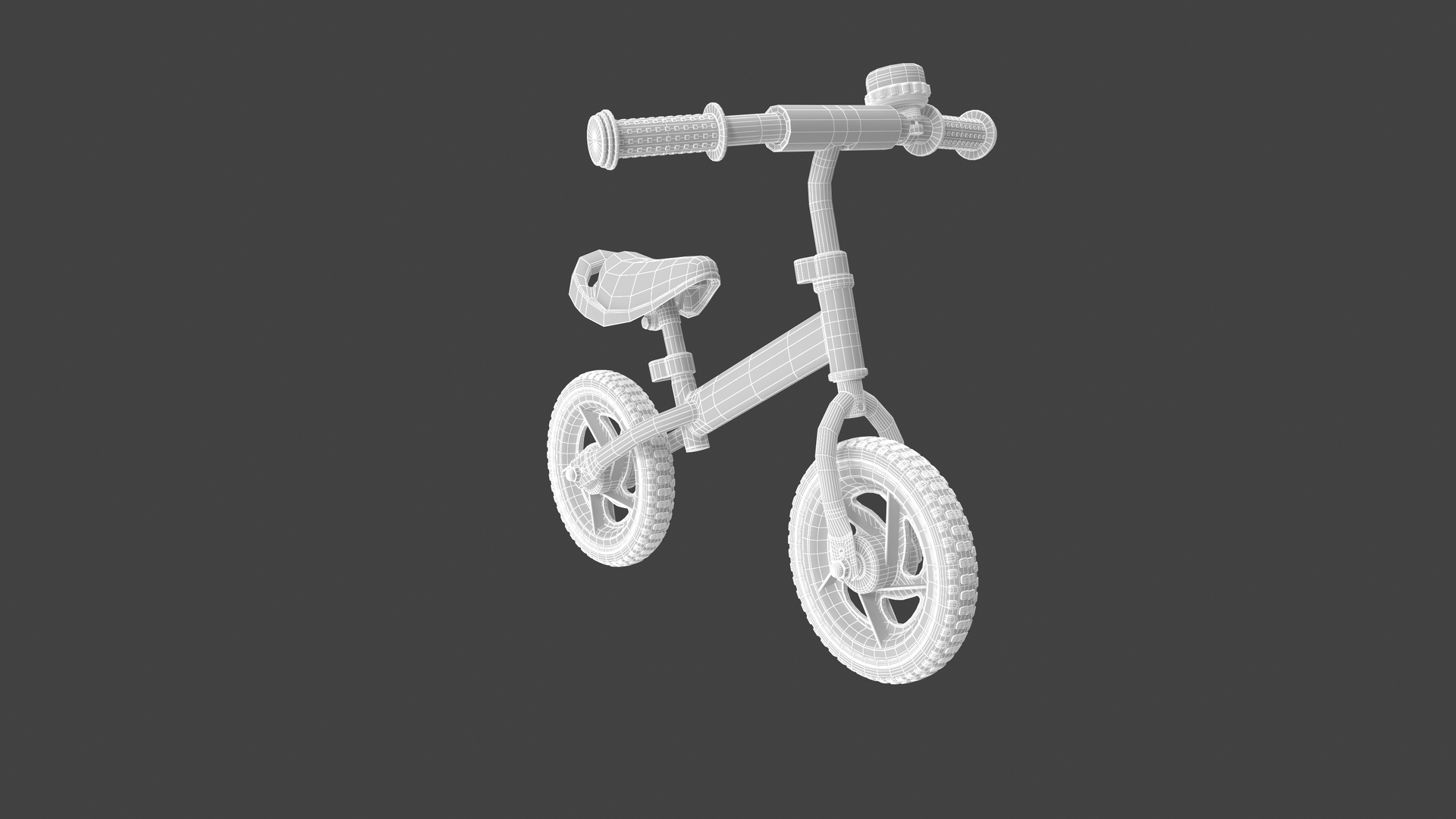 3D Pink Balance Bike - TurboSquid 1587890