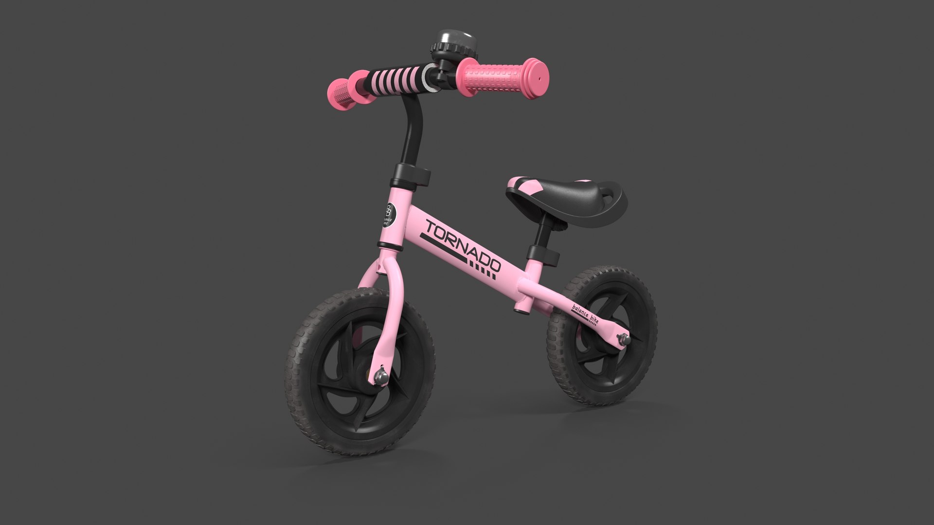 3D Pink Balance Bike - TurboSquid 1587890