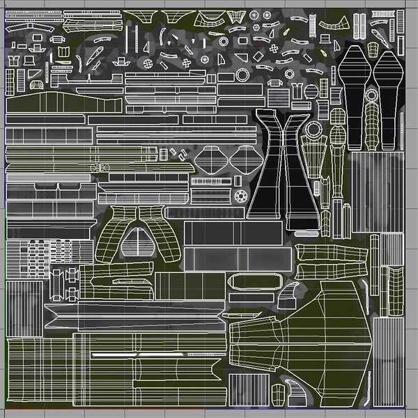 AUG Laser ACOG Vert Grip model - TurboSquid 1784312