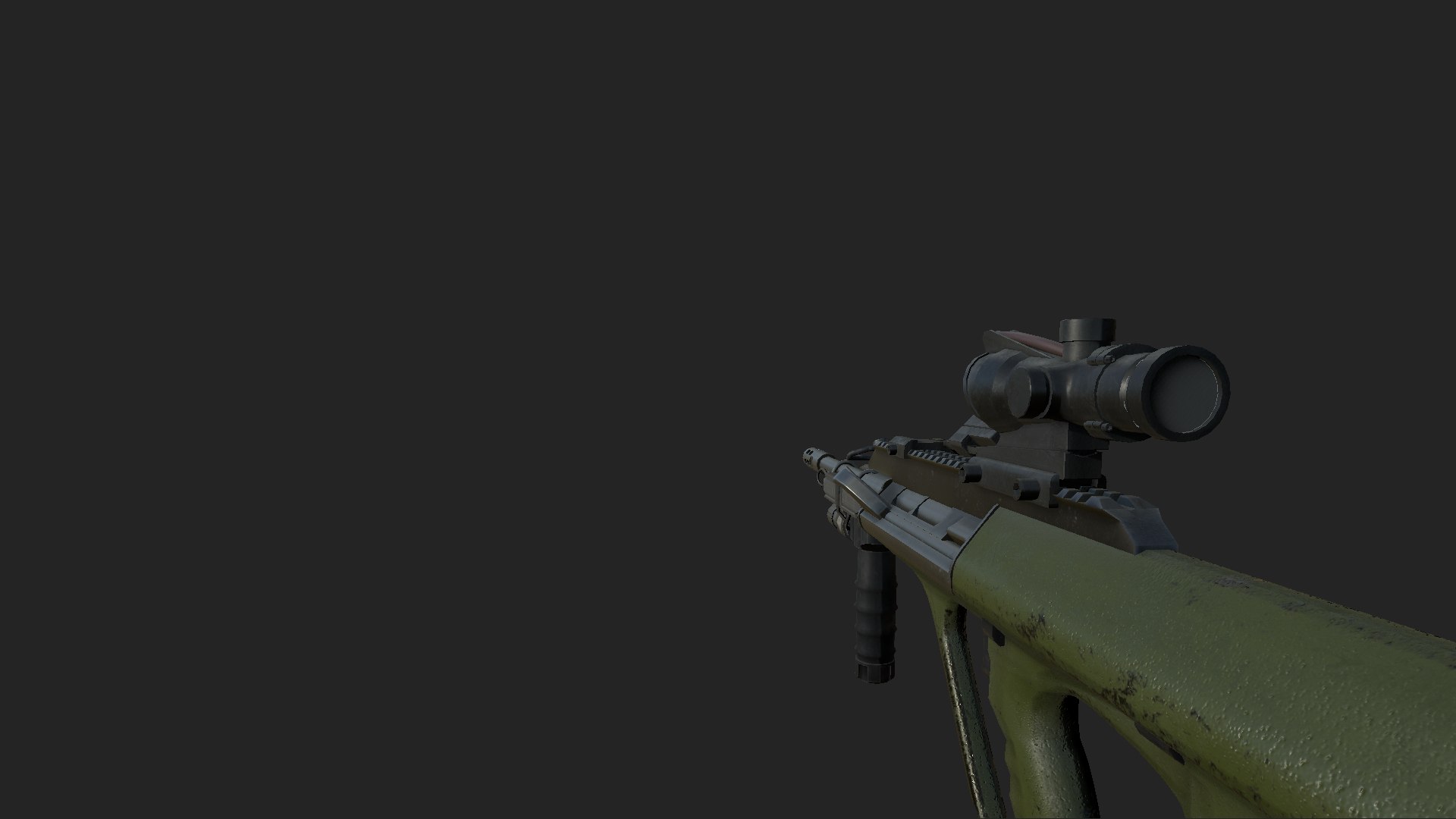 AUG Laser ACOG Vert Grip Model - TurboSquid 1784312