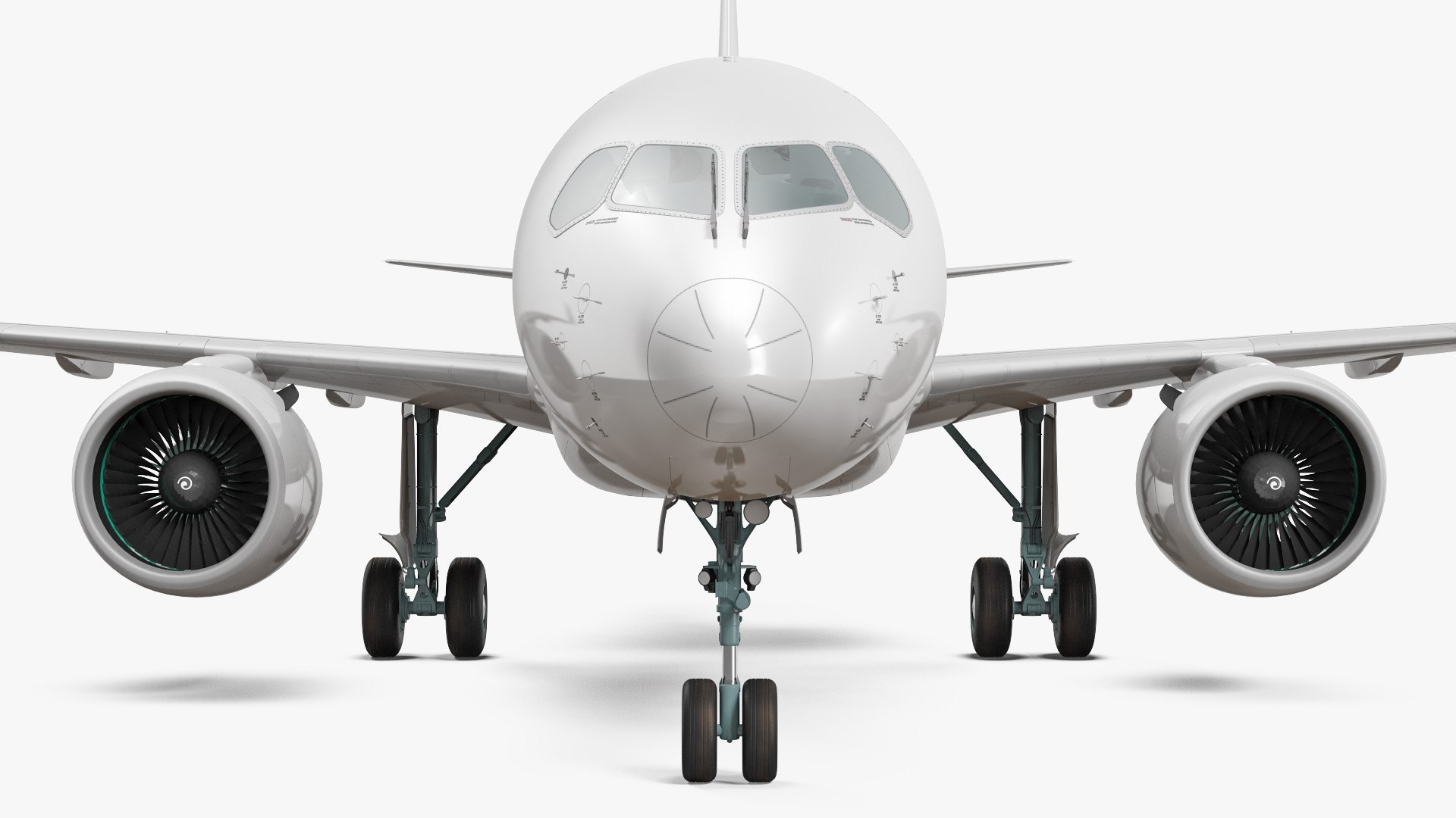 3D airbus a220 100 simple - TurboSquid 1605597