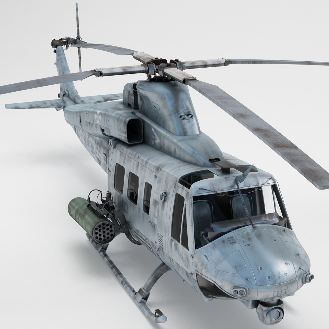 3d bell uh-1y venom 2 model