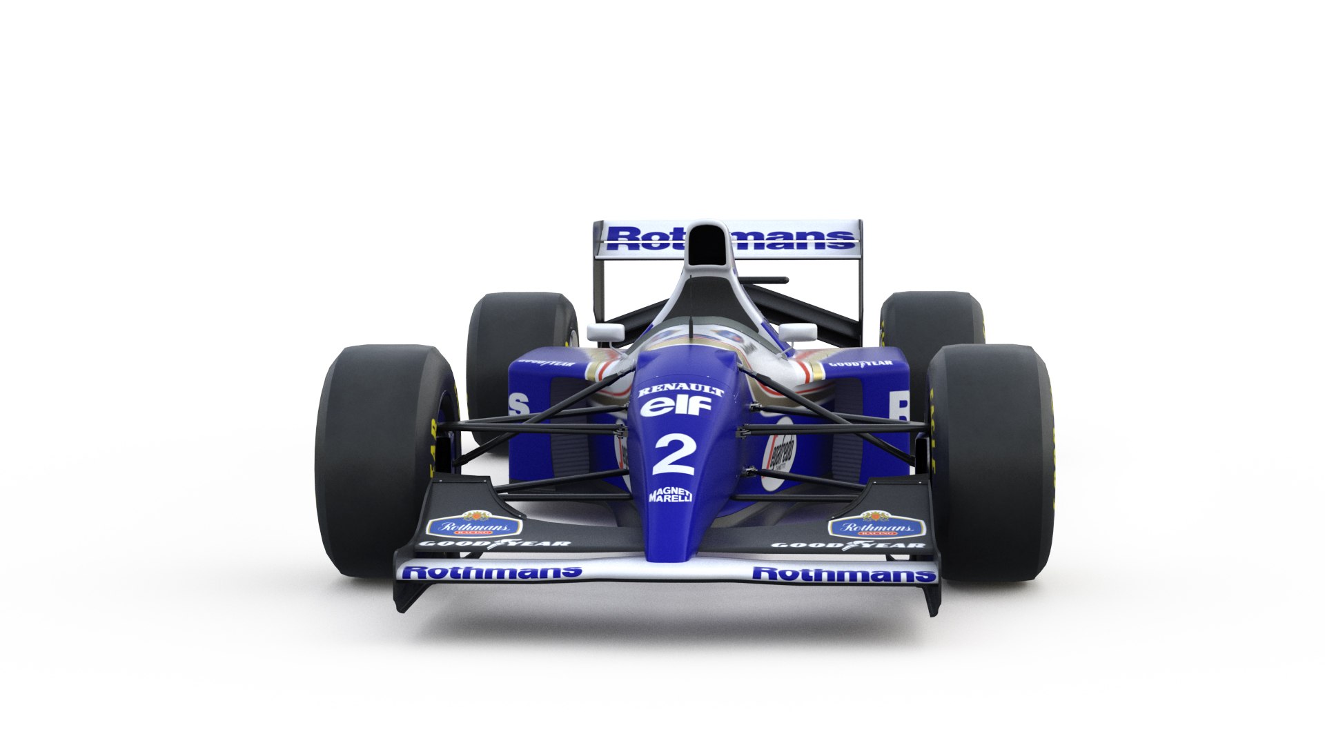 F1 Williams FW16 Senna Model - TurboSquid 2306753