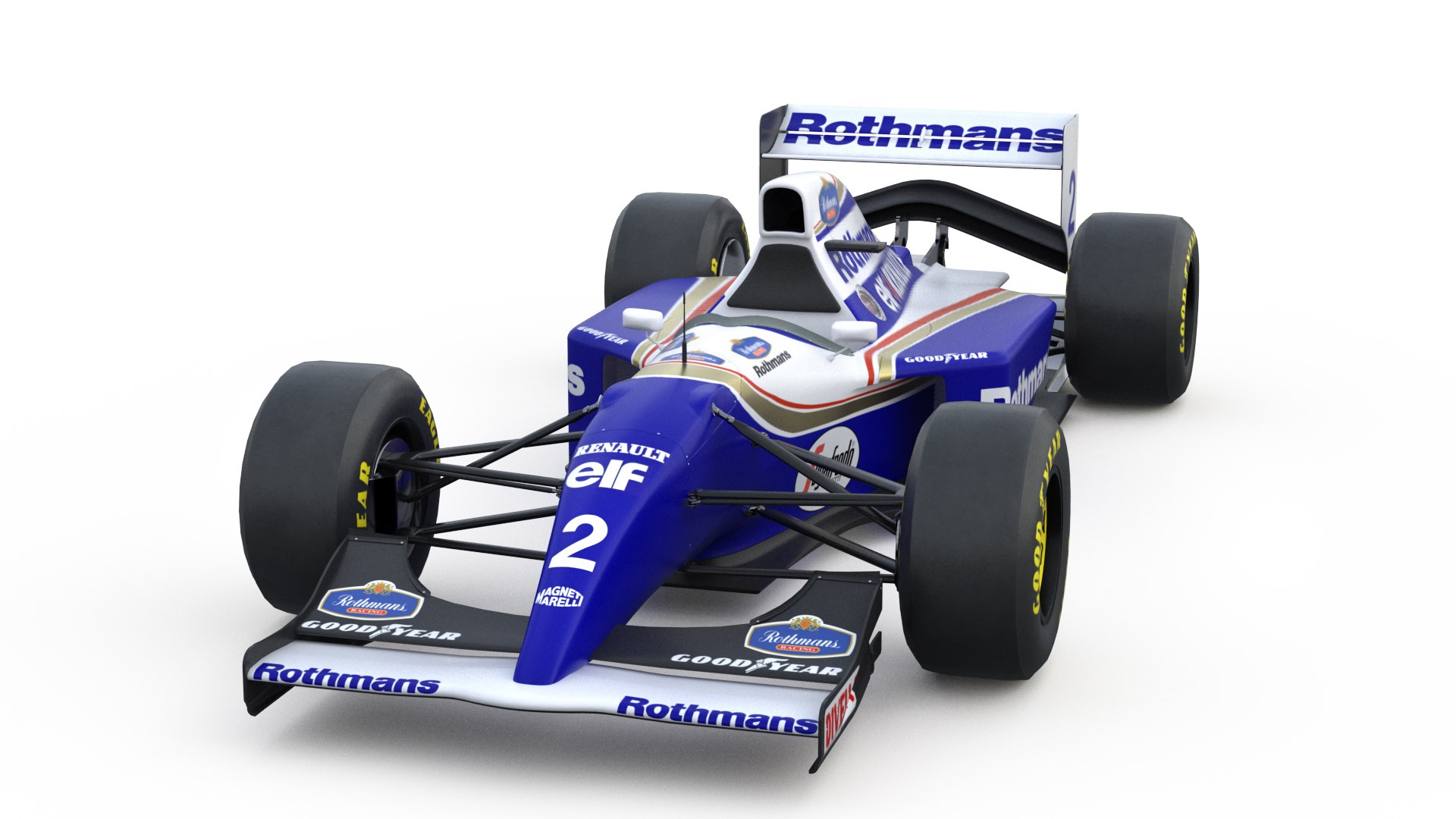 F1 Williams FW16 Senna Model - TurboSquid 2306753