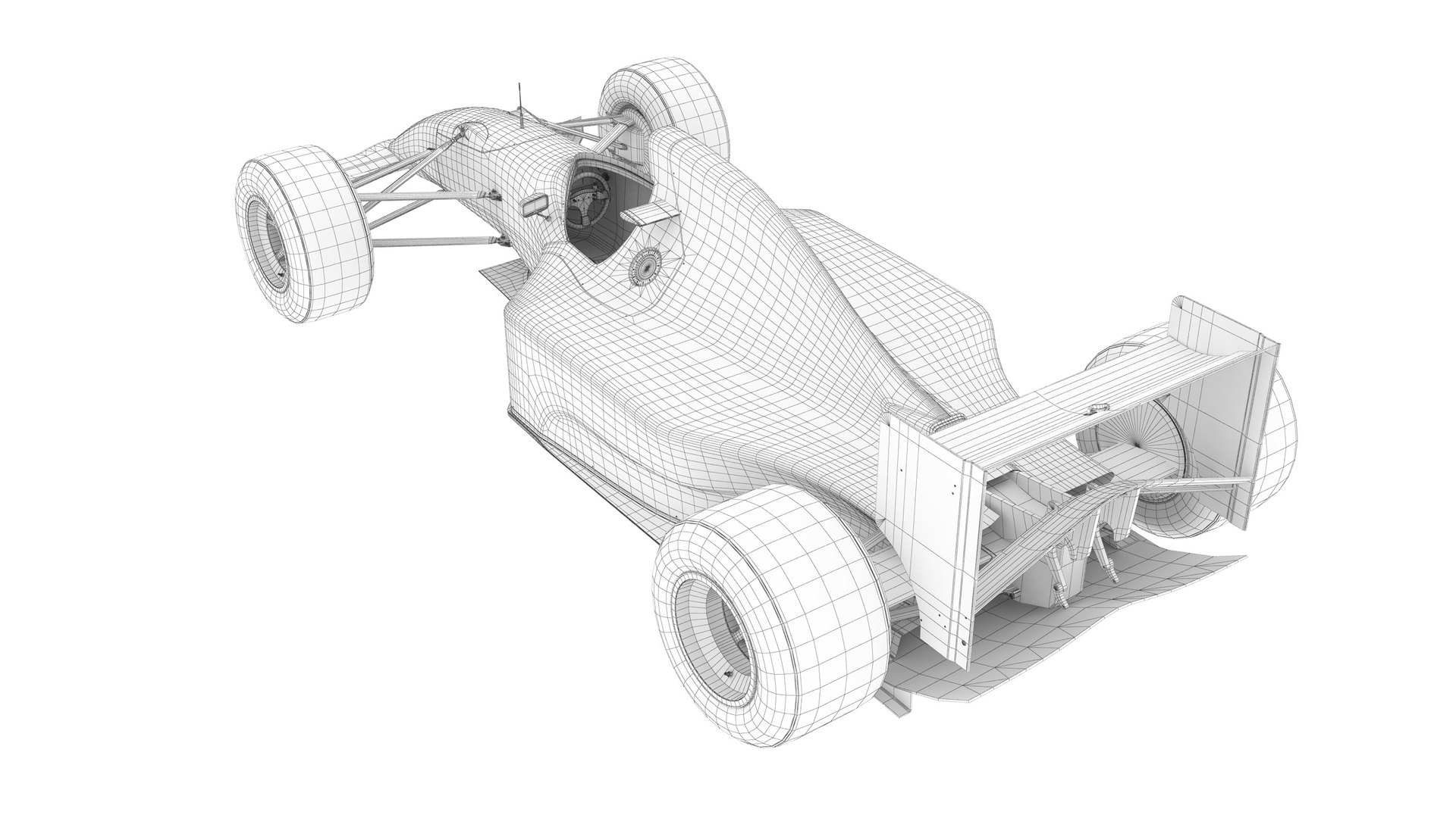 F1 Williams FW16 Senna Model - TurboSquid 2306753