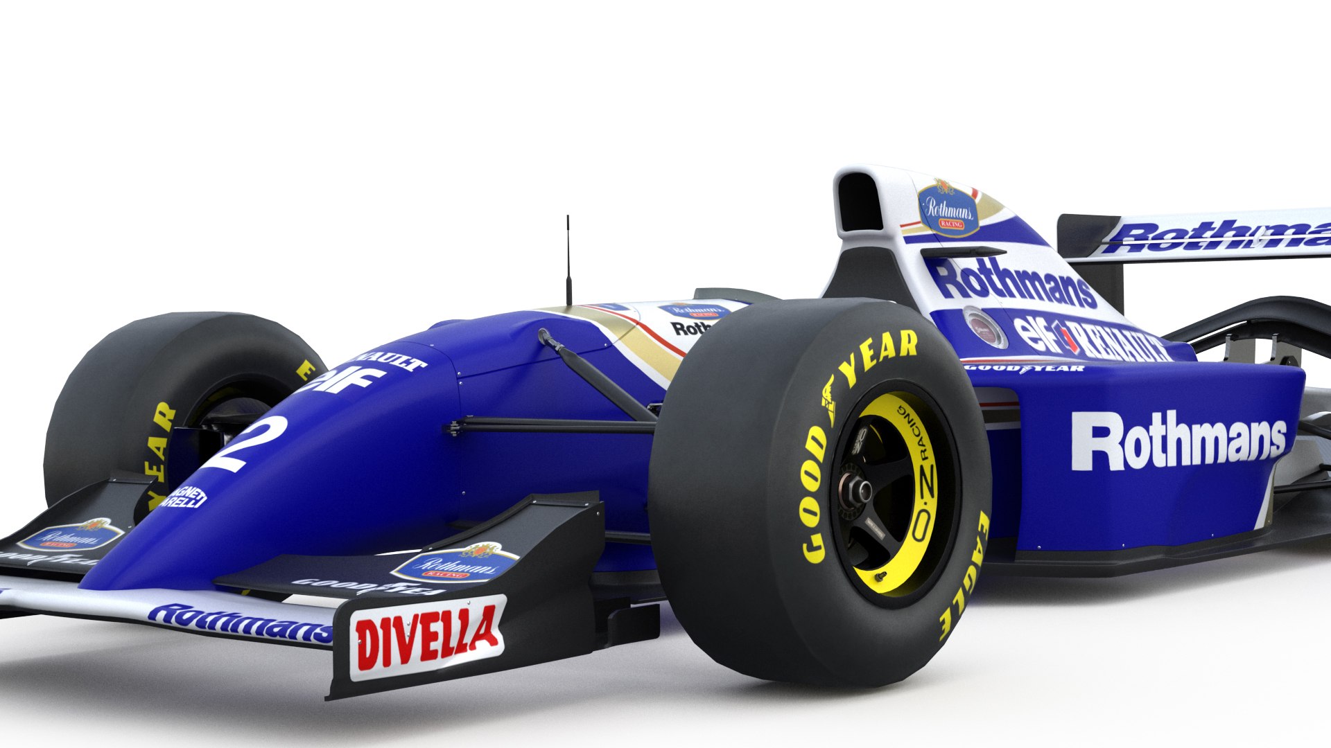 F1 Williams FW16 Senna Model - TurboSquid 2306753