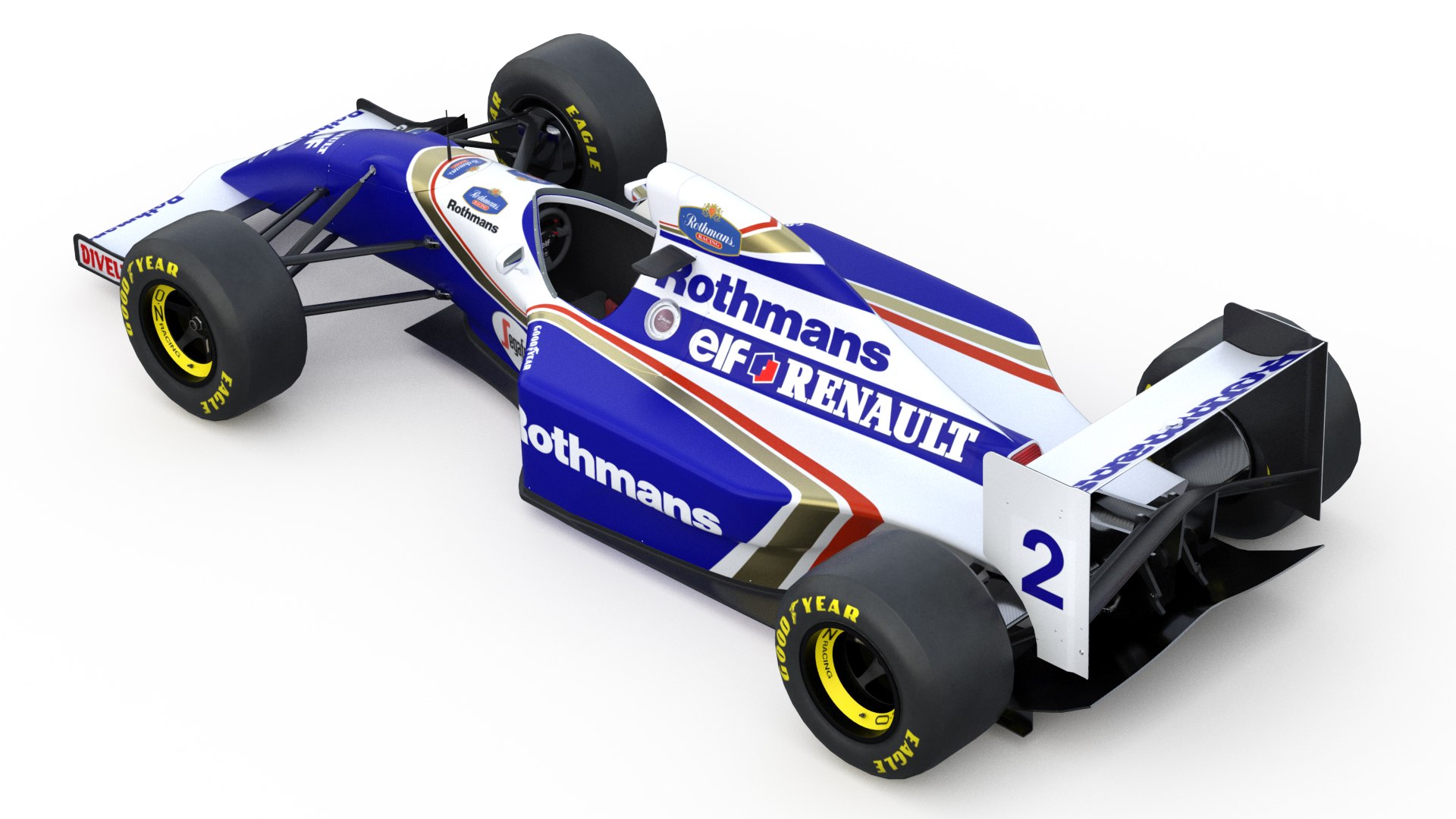 F1 Williams FW16 Senna Model - TurboSquid 2306753