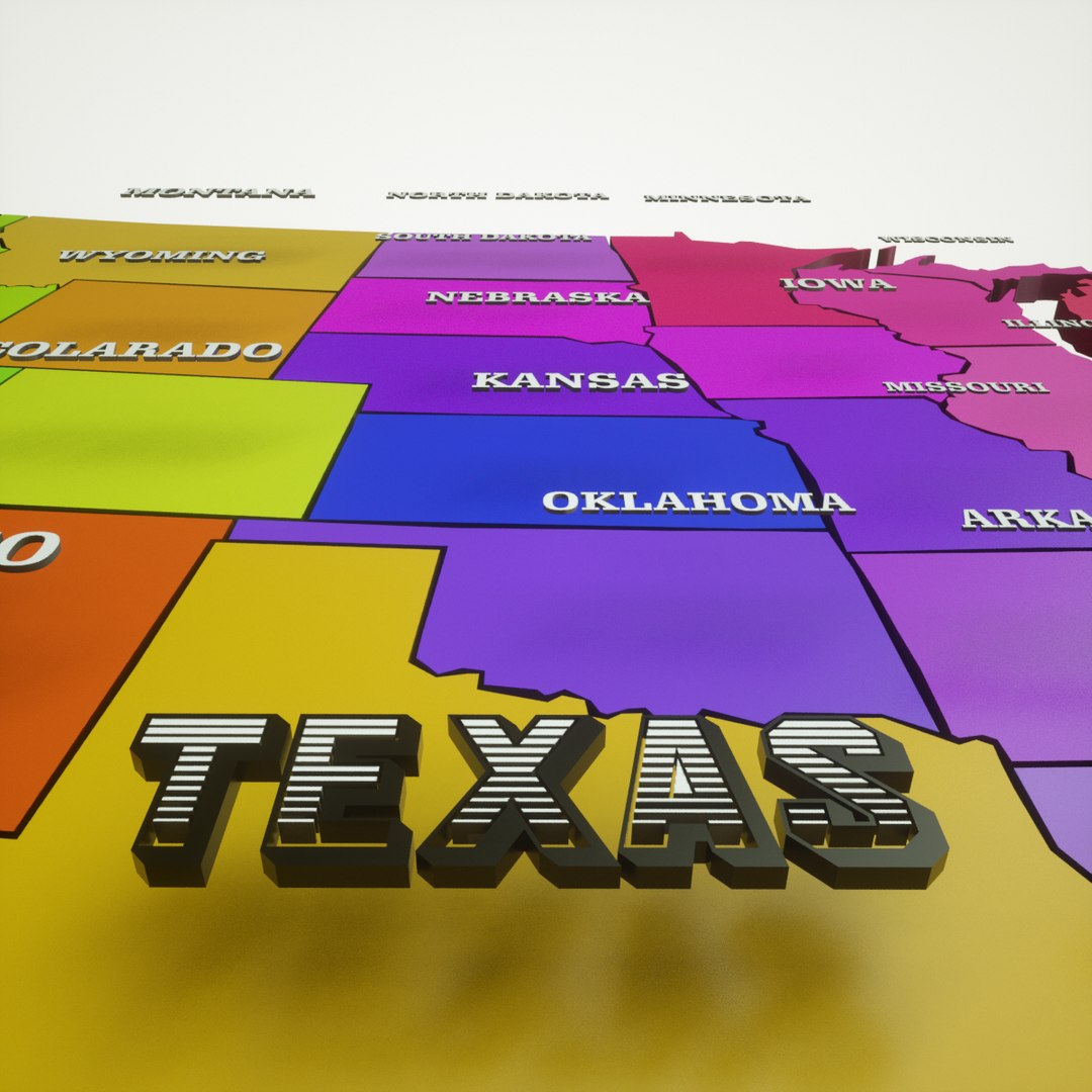 Maps United States America 3D - TurboSquid 1414790