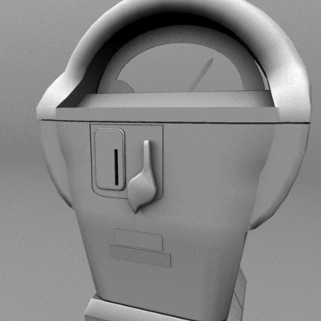 3d Parking Meter