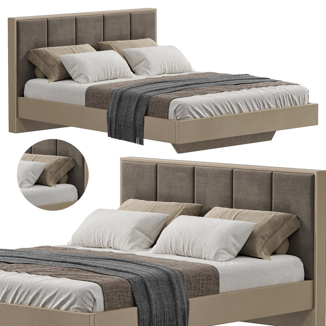 MUMBAI BED By Laskasas 3D Model - TurboSquid 1957646