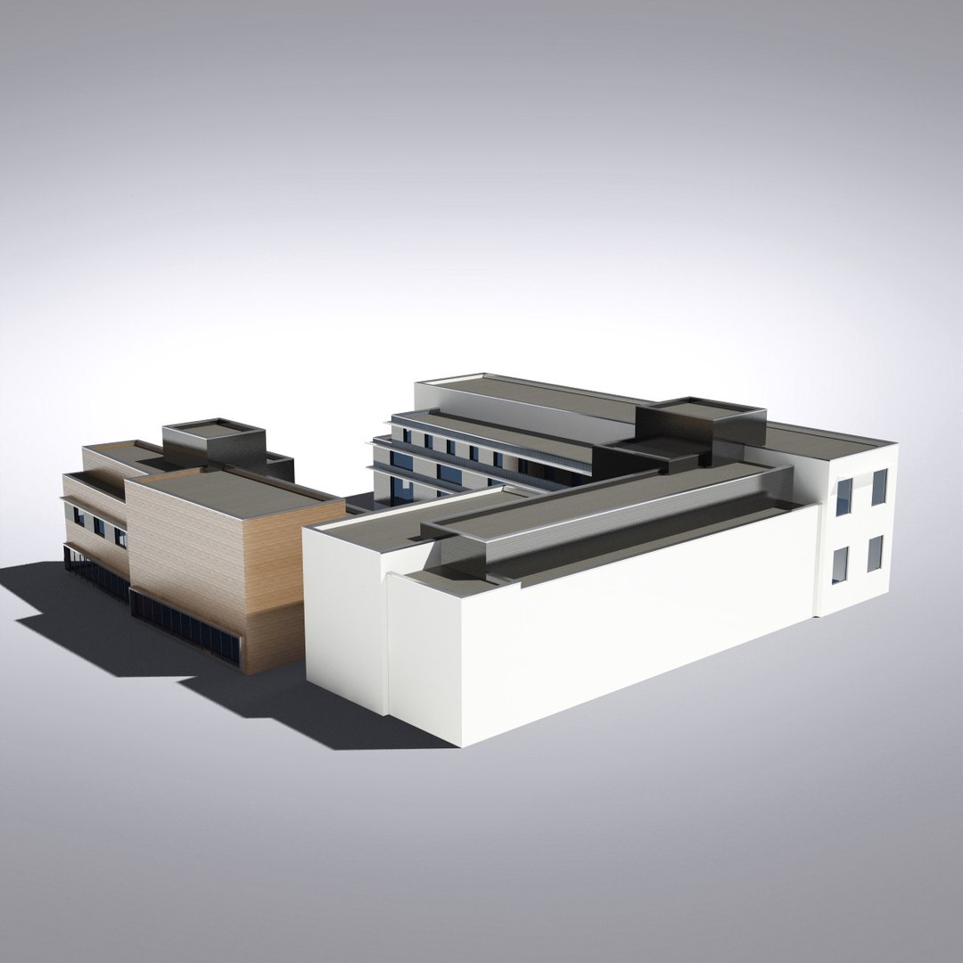 Modern Generic Building Architectural 3d Model