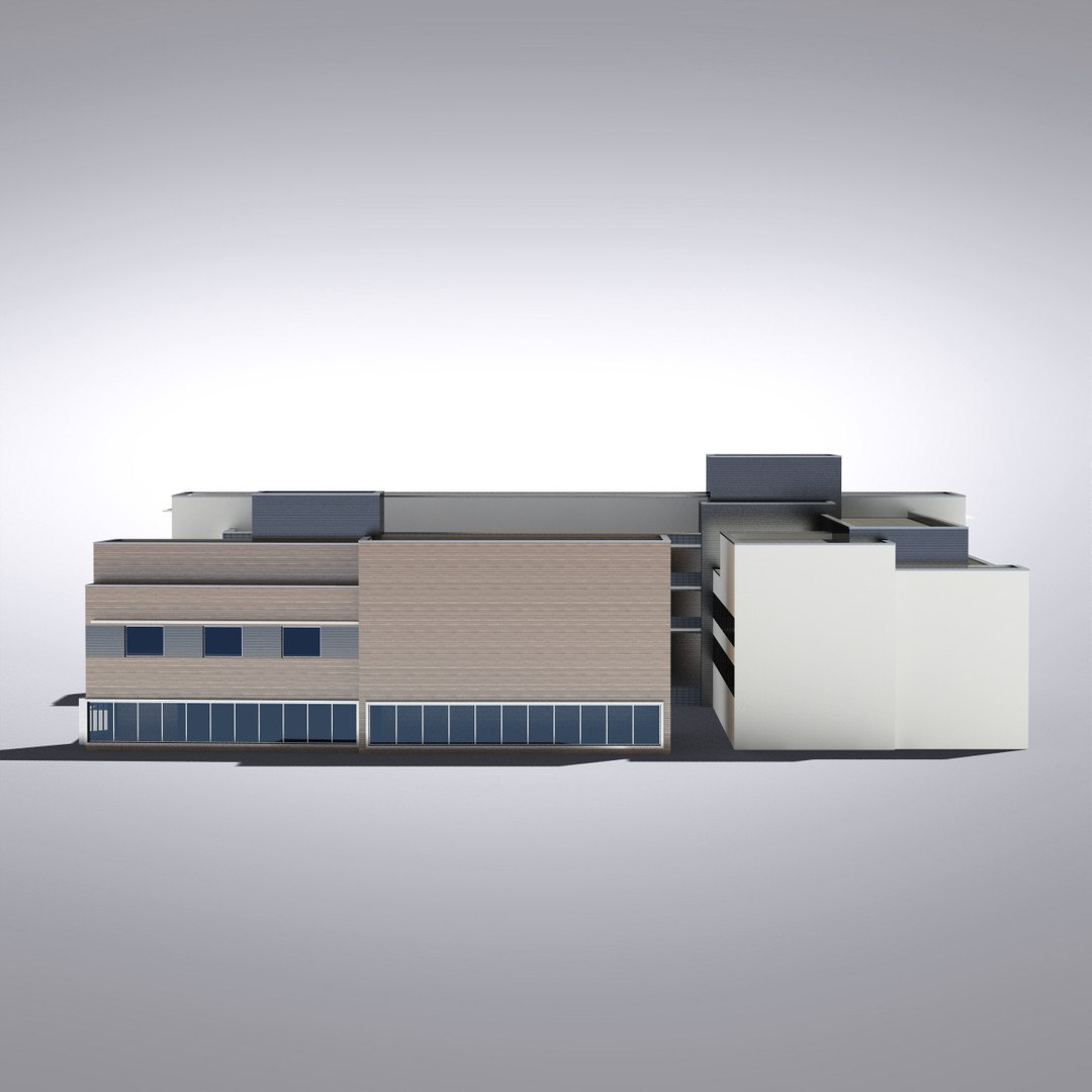 Modern Generic Building Architectural 3d Model