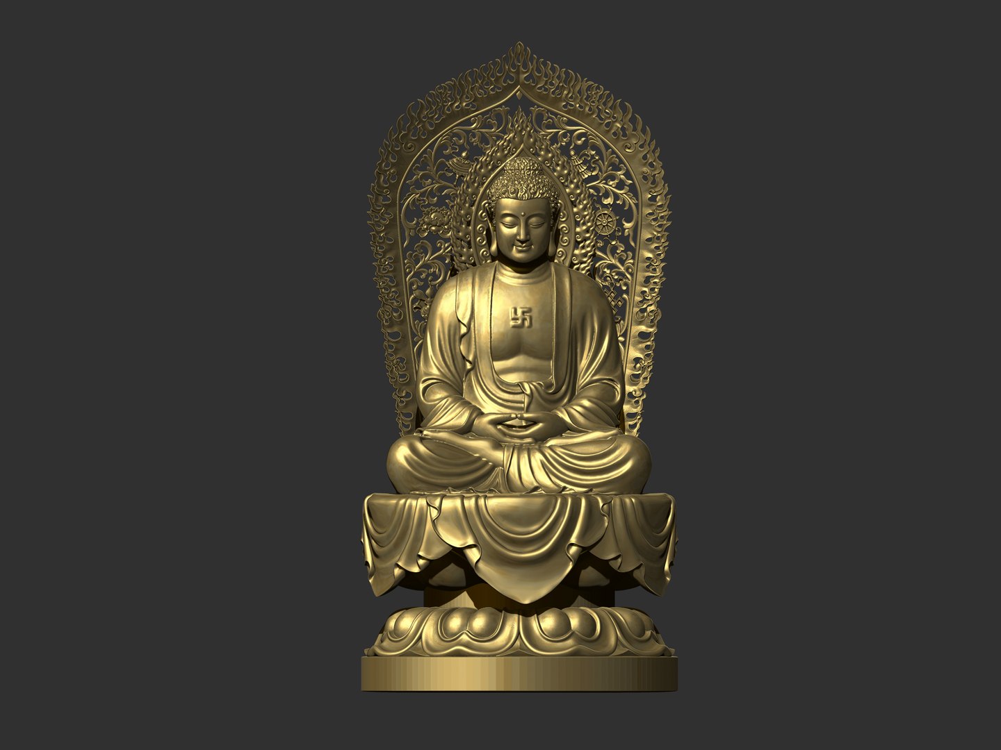Buddha 3D model - TurboSquid 2048094