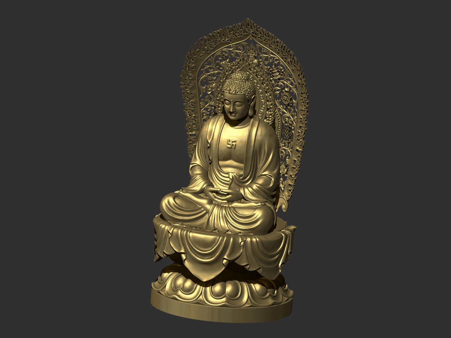 Buddha 3D model - TurboSquid 2048094