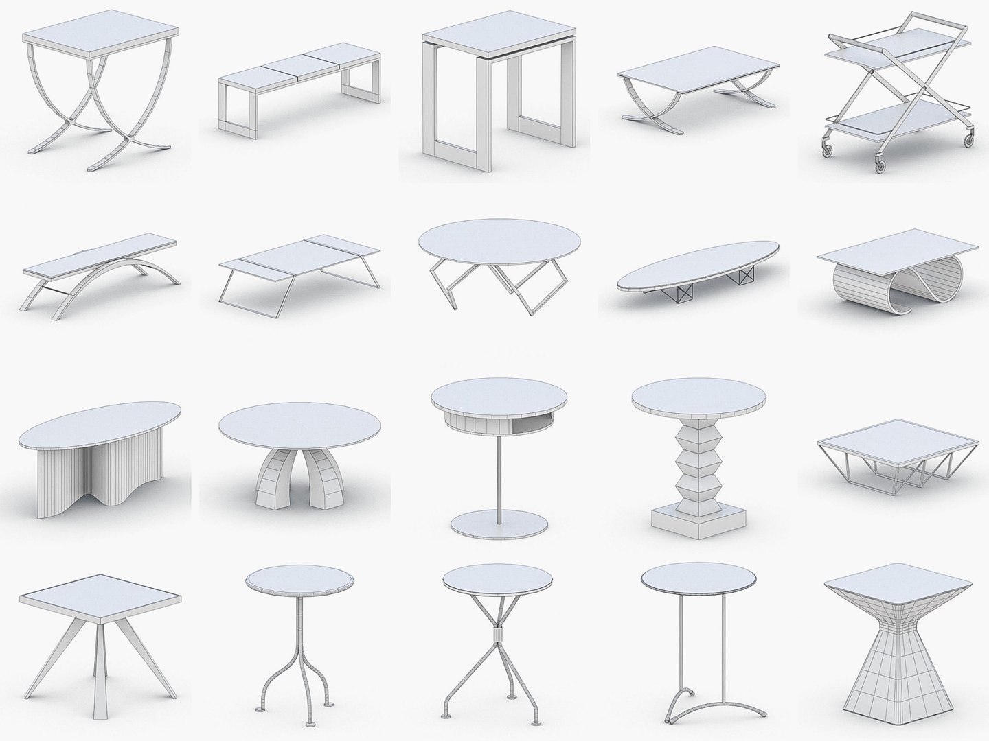 3D Desks Tables - 200 - TurboSquid 1219410