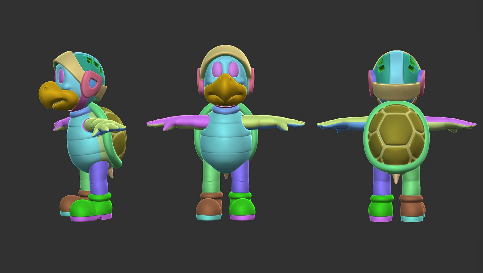 Hammer Bro Character Super Mario Assets 3D - TurboSquid 2332066