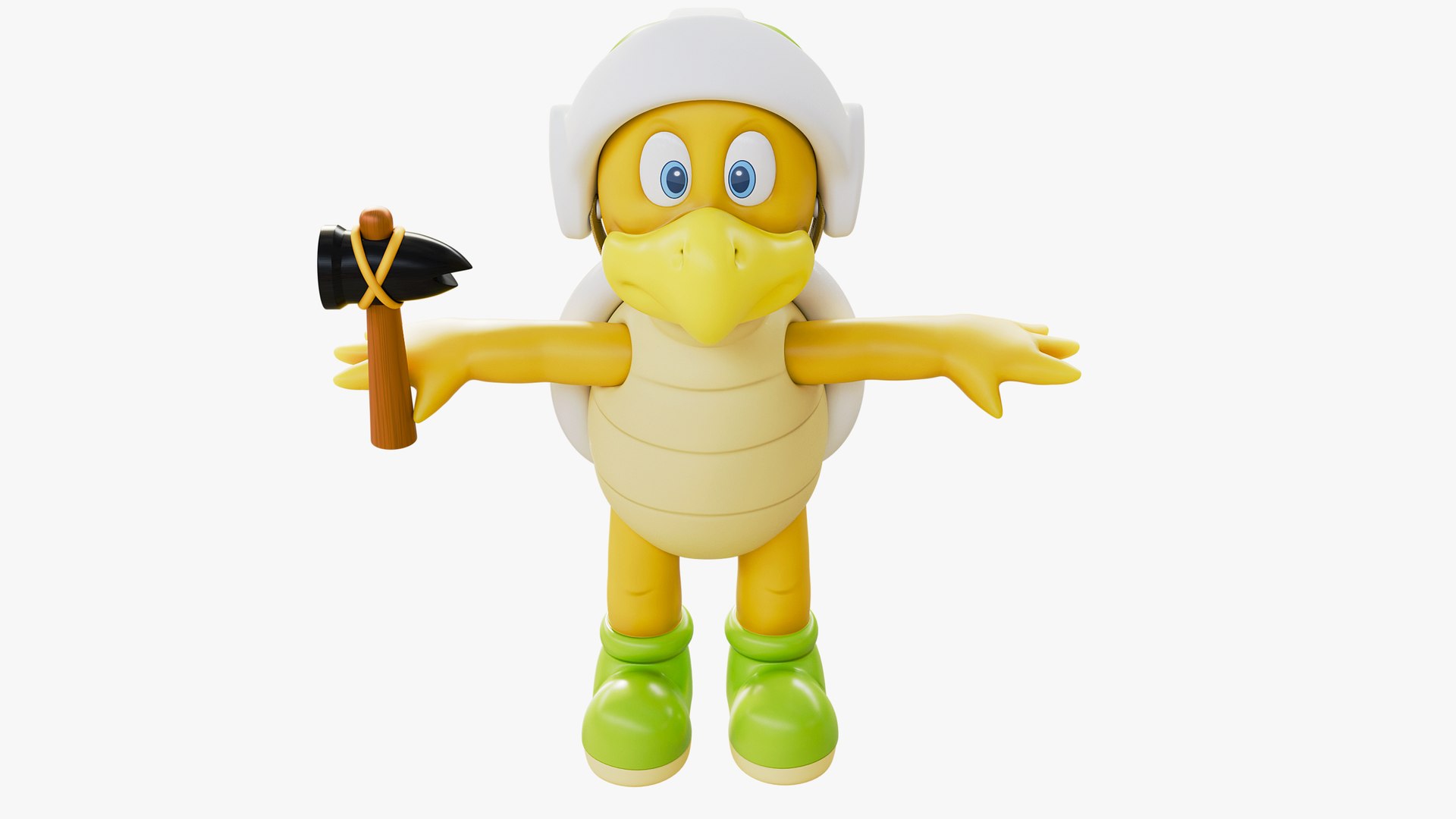 Hammer Bro Character Super Mario Assets 3D - TurboSquid 2332066