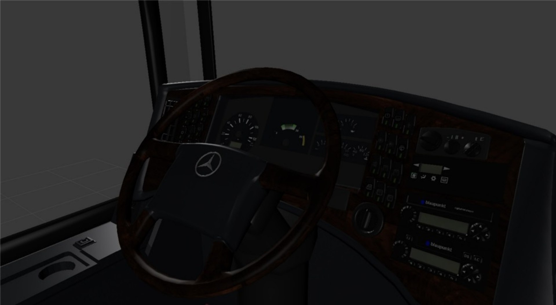 3D Mercedes Benz Tourismo Bus Interior - TurboSquid 1607678