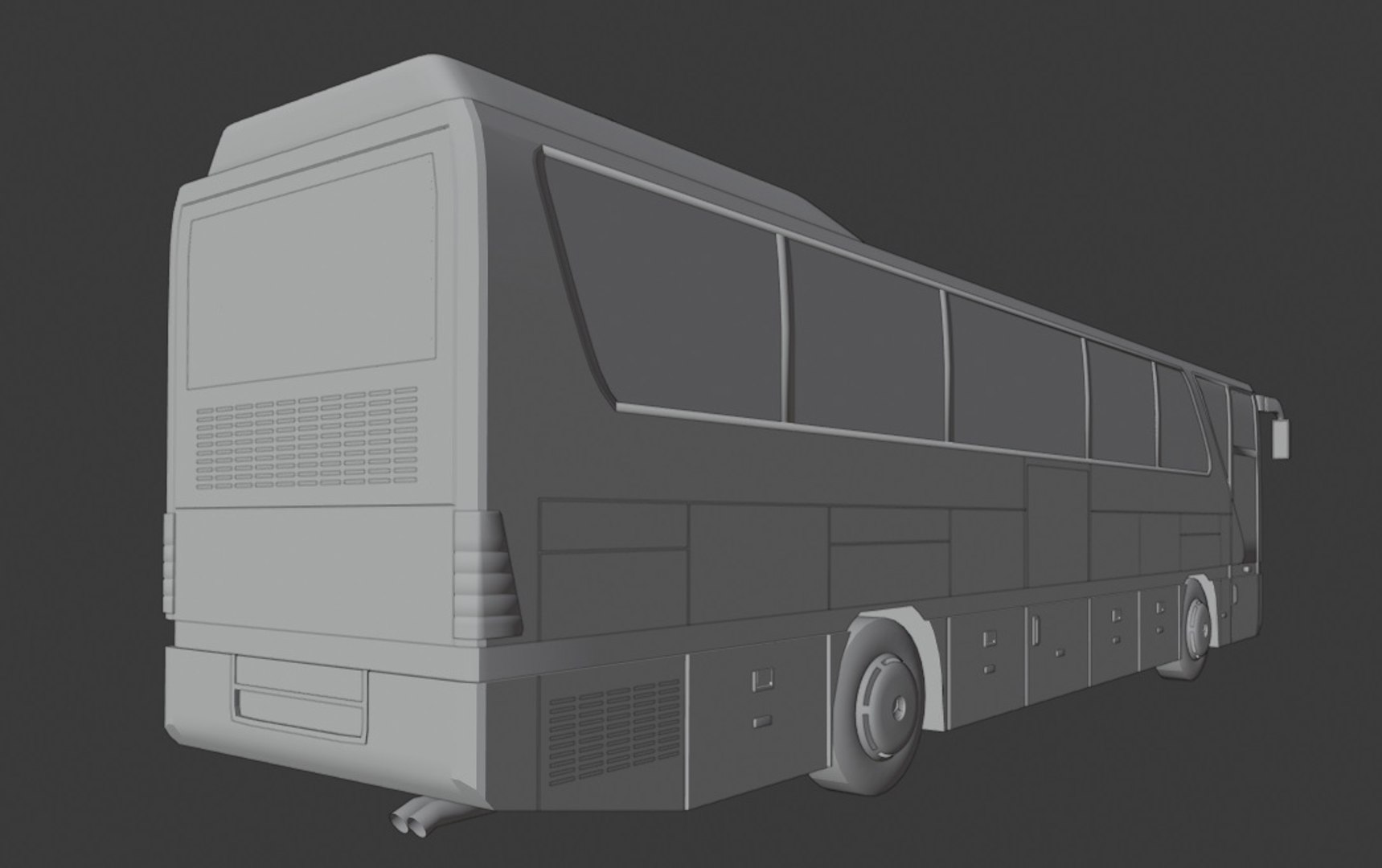 3D Mercedes Benz Tourismo Bus Interior - TurboSquid 1607678