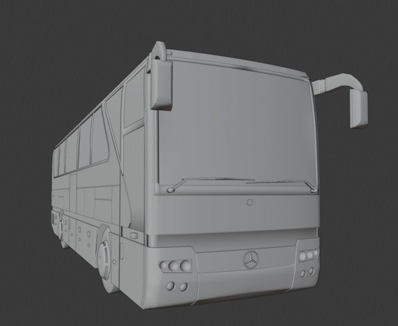 3D Mercedes Benz Tourismo Bus Interior - TurboSquid 1607678