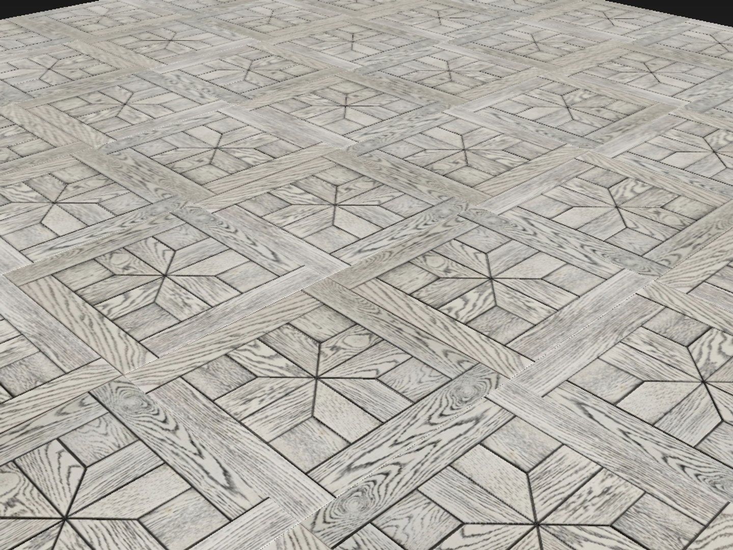 3d Model Modular Parquet Flooring Oak