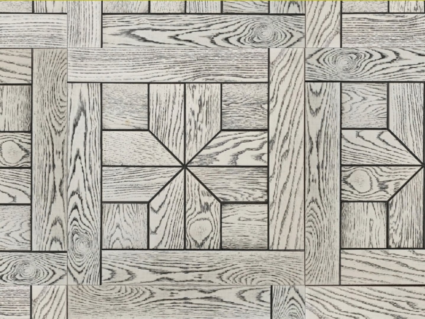 3d Model Modular Parquet Flooring Oak