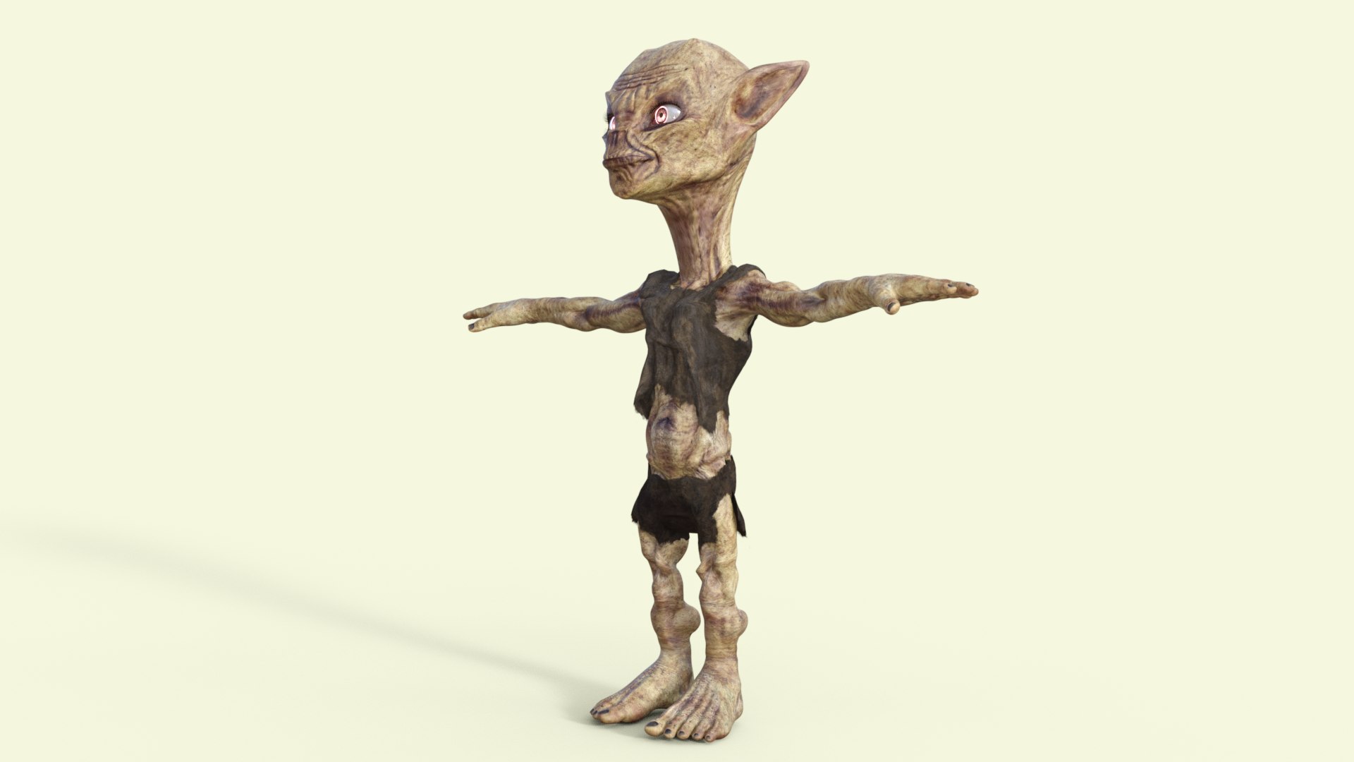 3D Scary Monster Rigged - TurboSquid 2205798