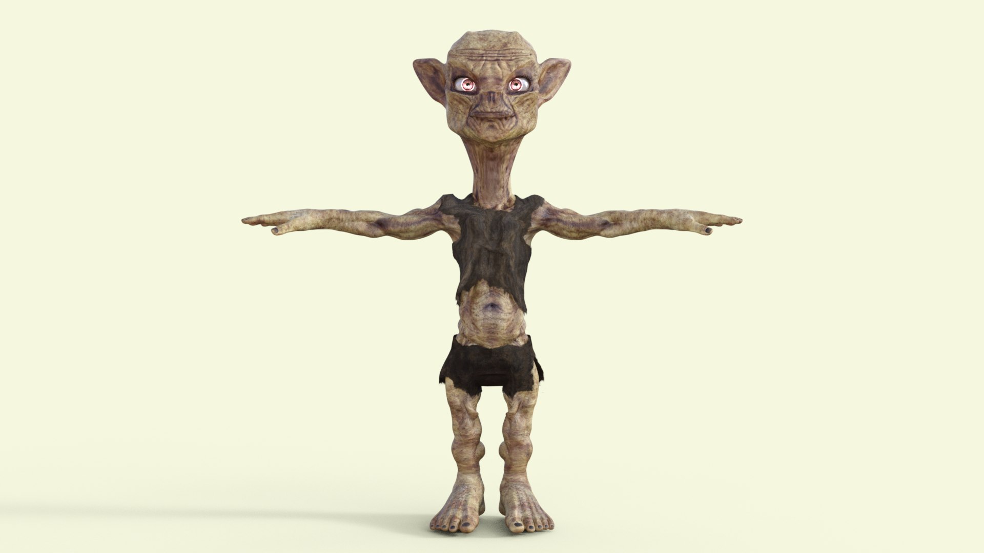 3D Scary Monster Rigged - TurboSquid 2205798