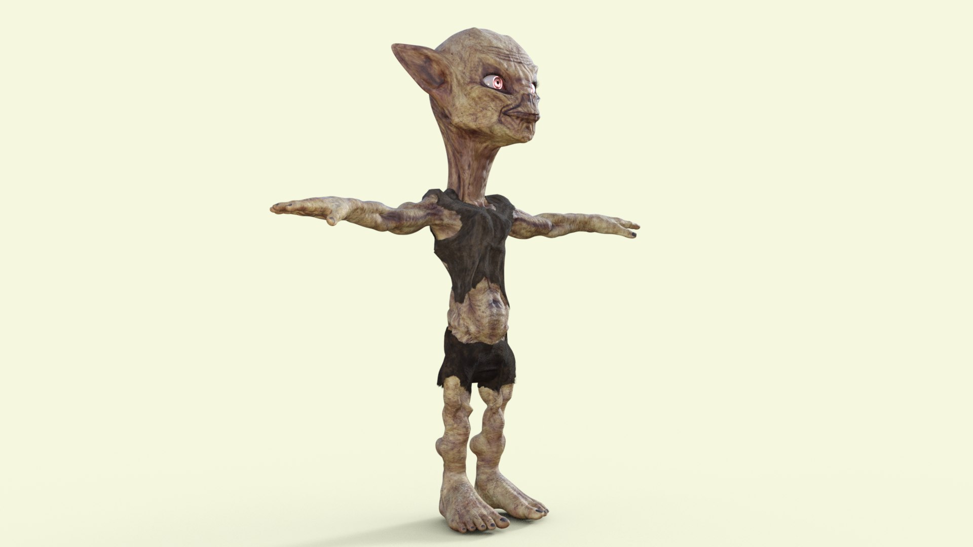 3D Scary Monster Rigged - TurboSquid 2205798